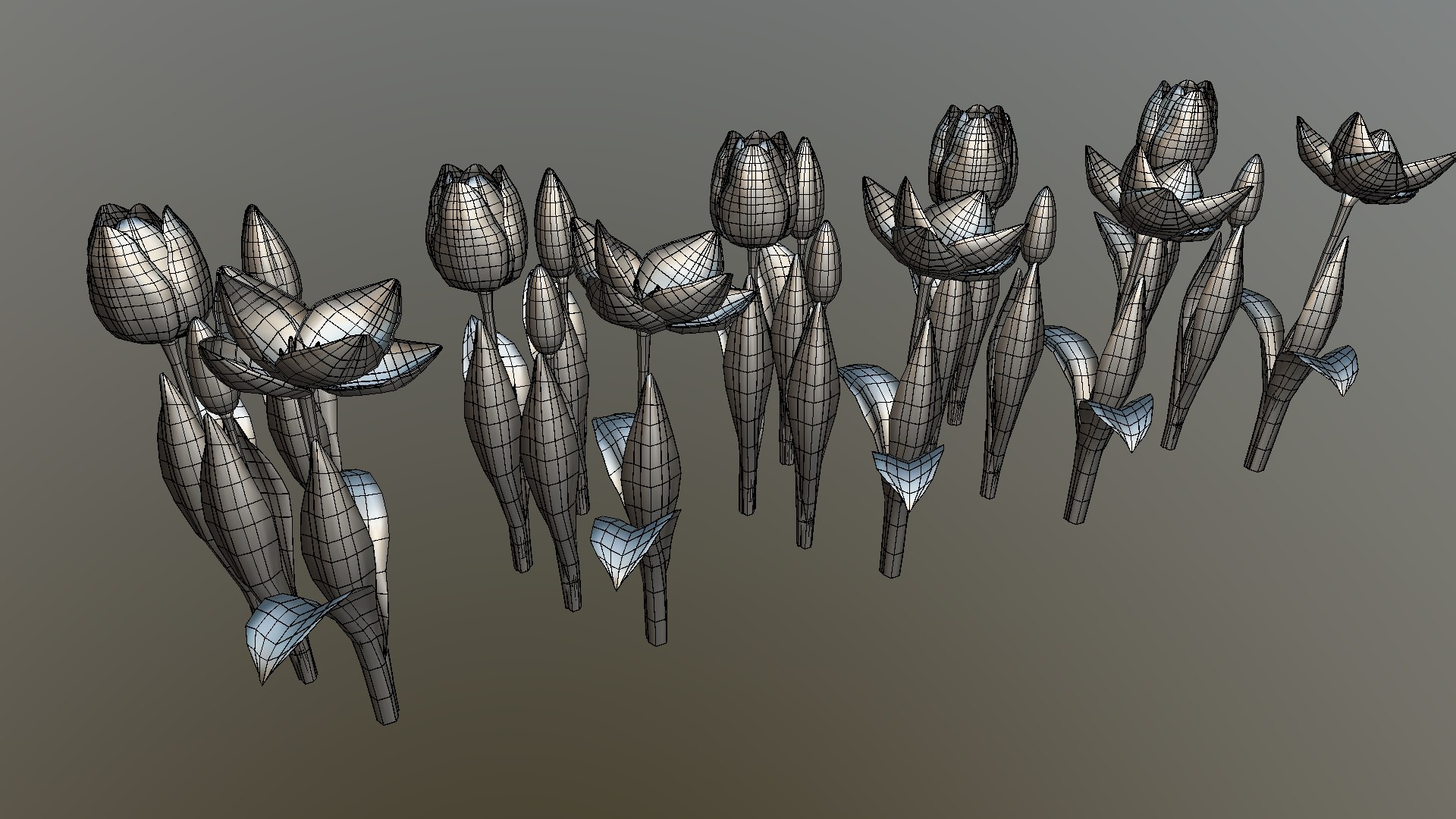 Flower Tulip Model - TurboSquid 2132568