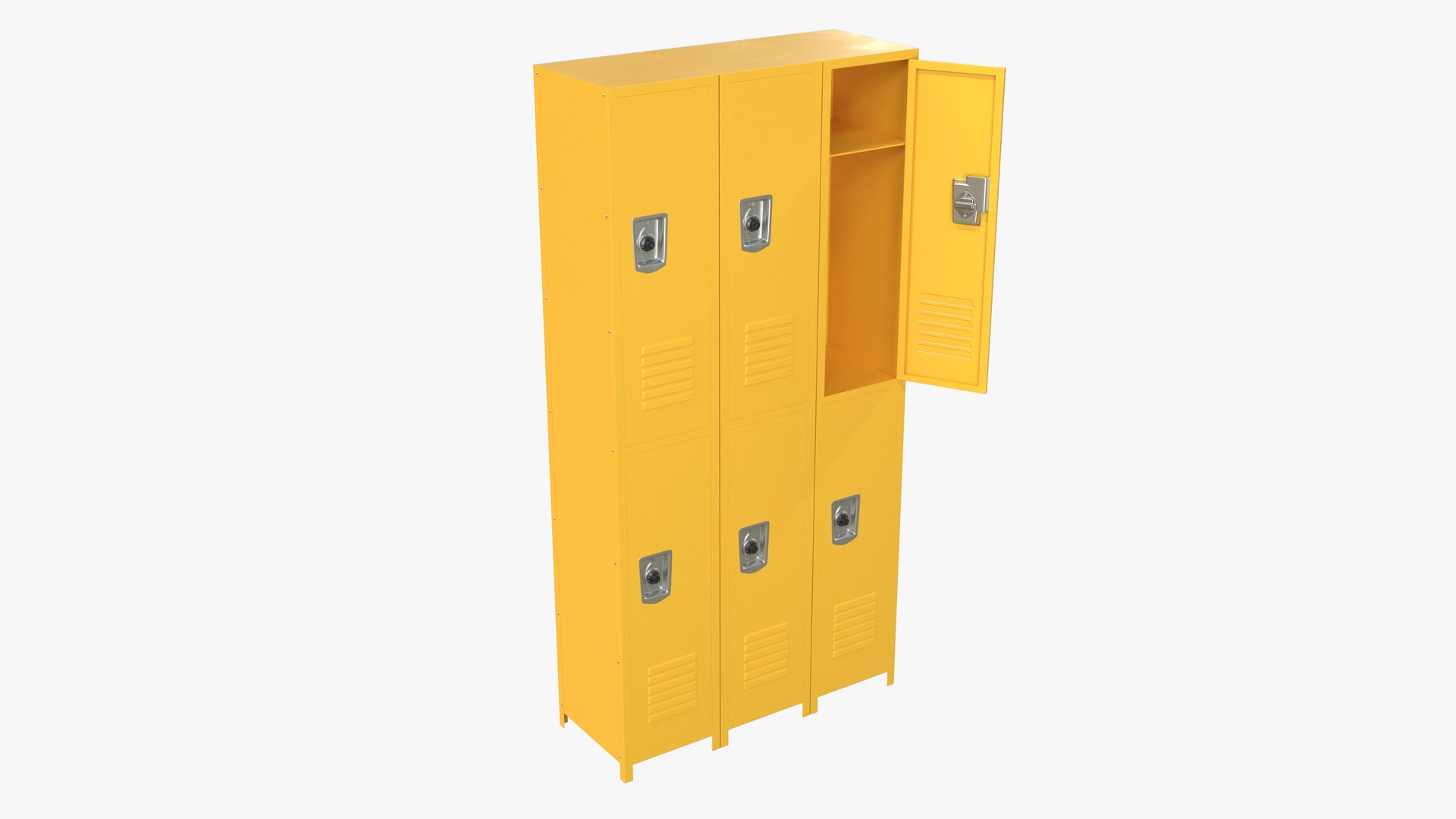 3D Locker Model - TurboSquid 1944882