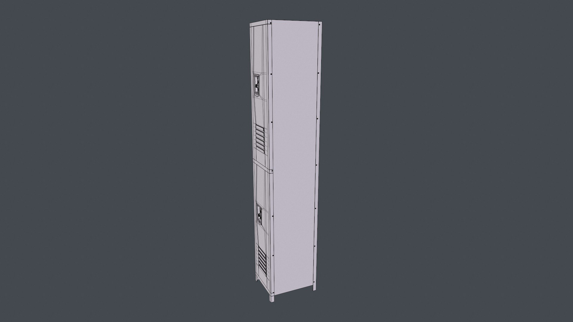 3D Locker Model - TurboSquid 1944882