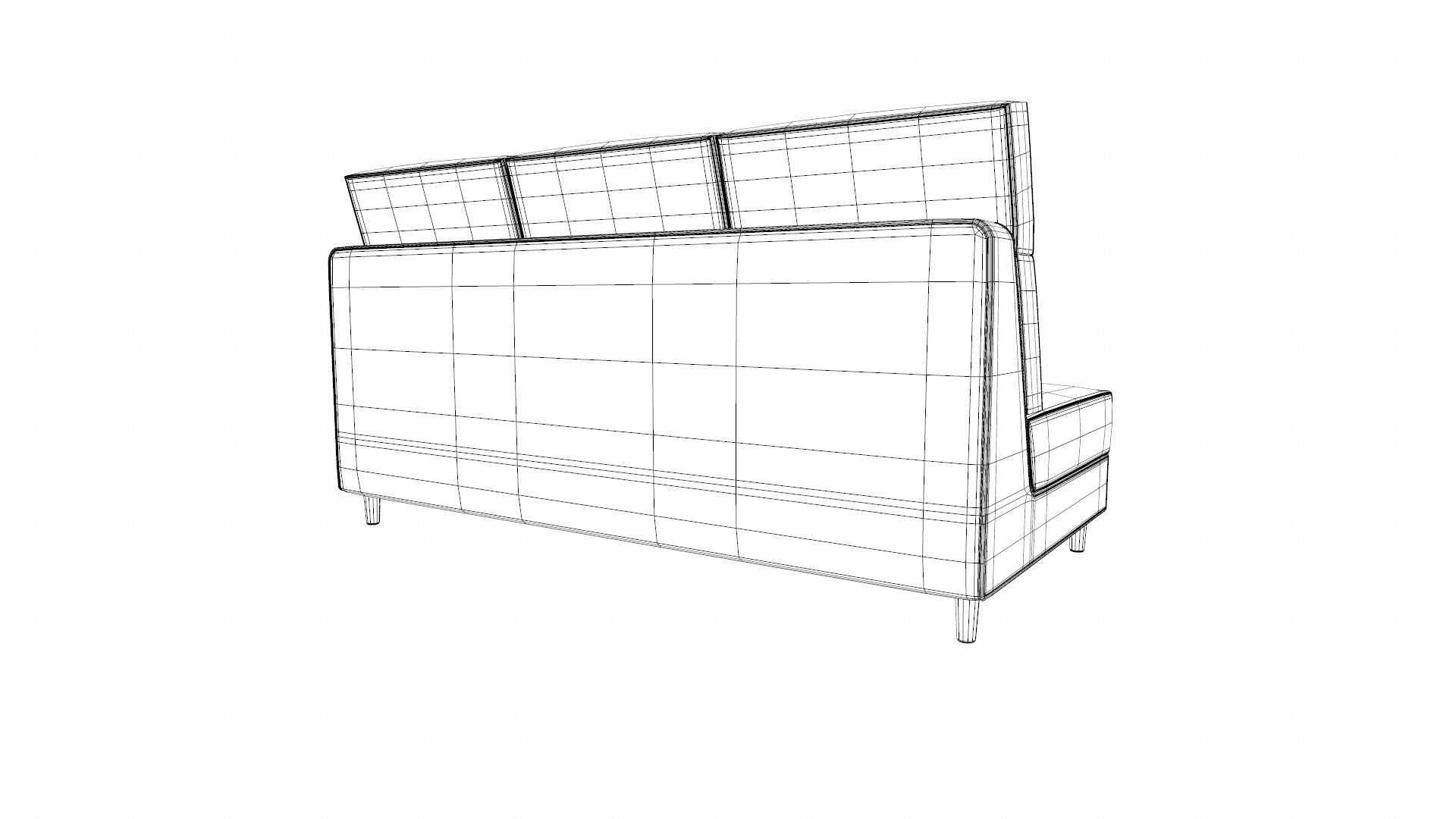 THREE SEATER MODULAR SOFA 3D Model - TurboSquid 2337127