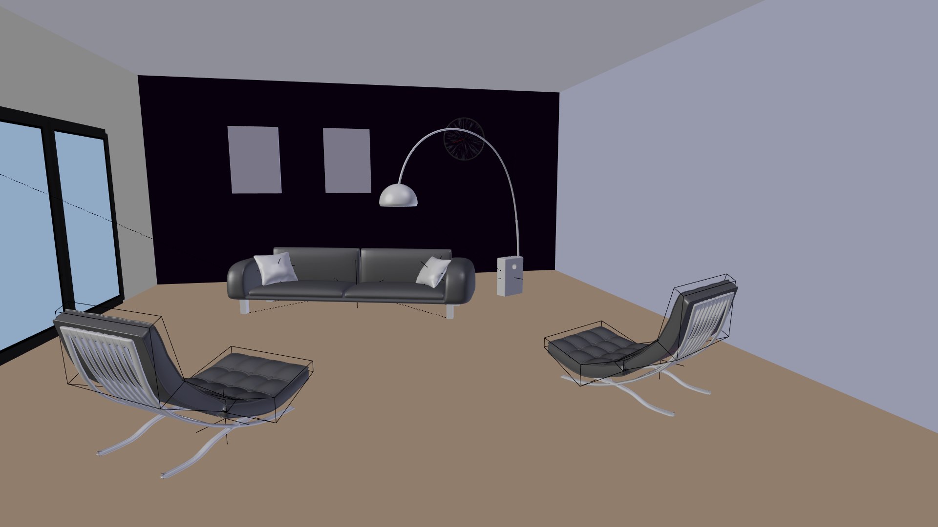 3D Lounge Room - TurboSquid 1330551