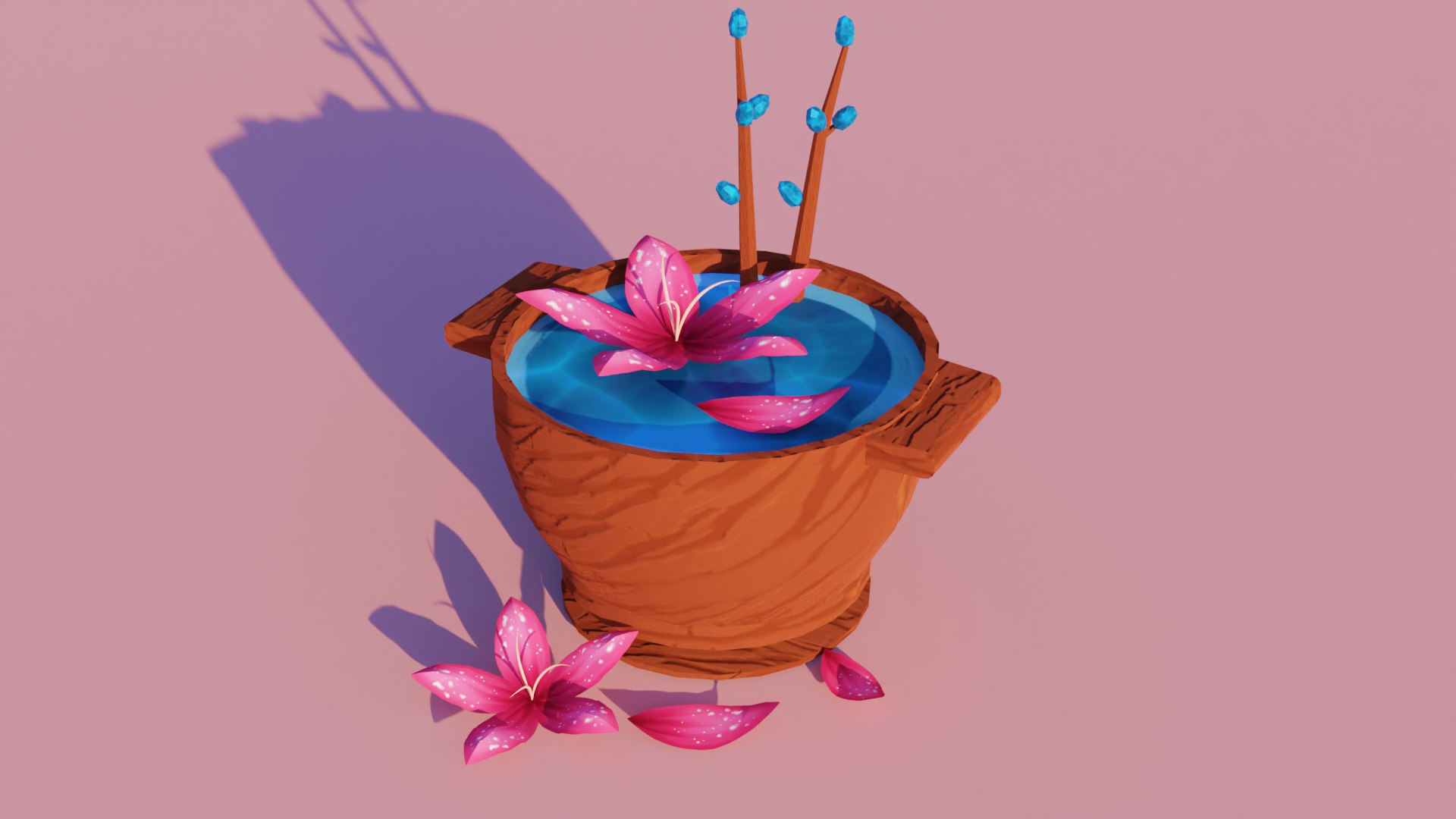 Flower Soup 3D Model - TurboSquid 2070599
