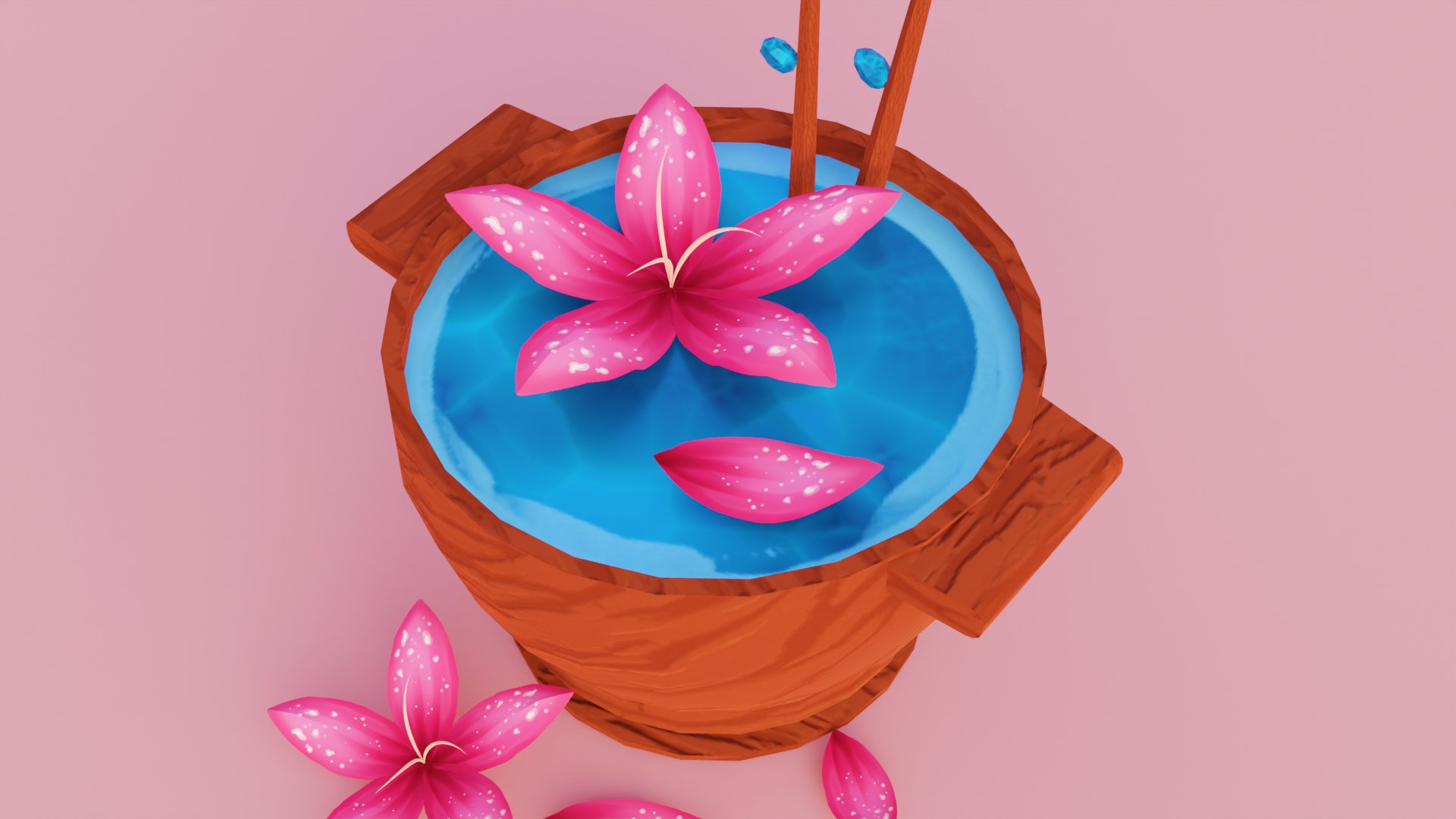 Flower Soup 3D Model - TurboSquid 2070599