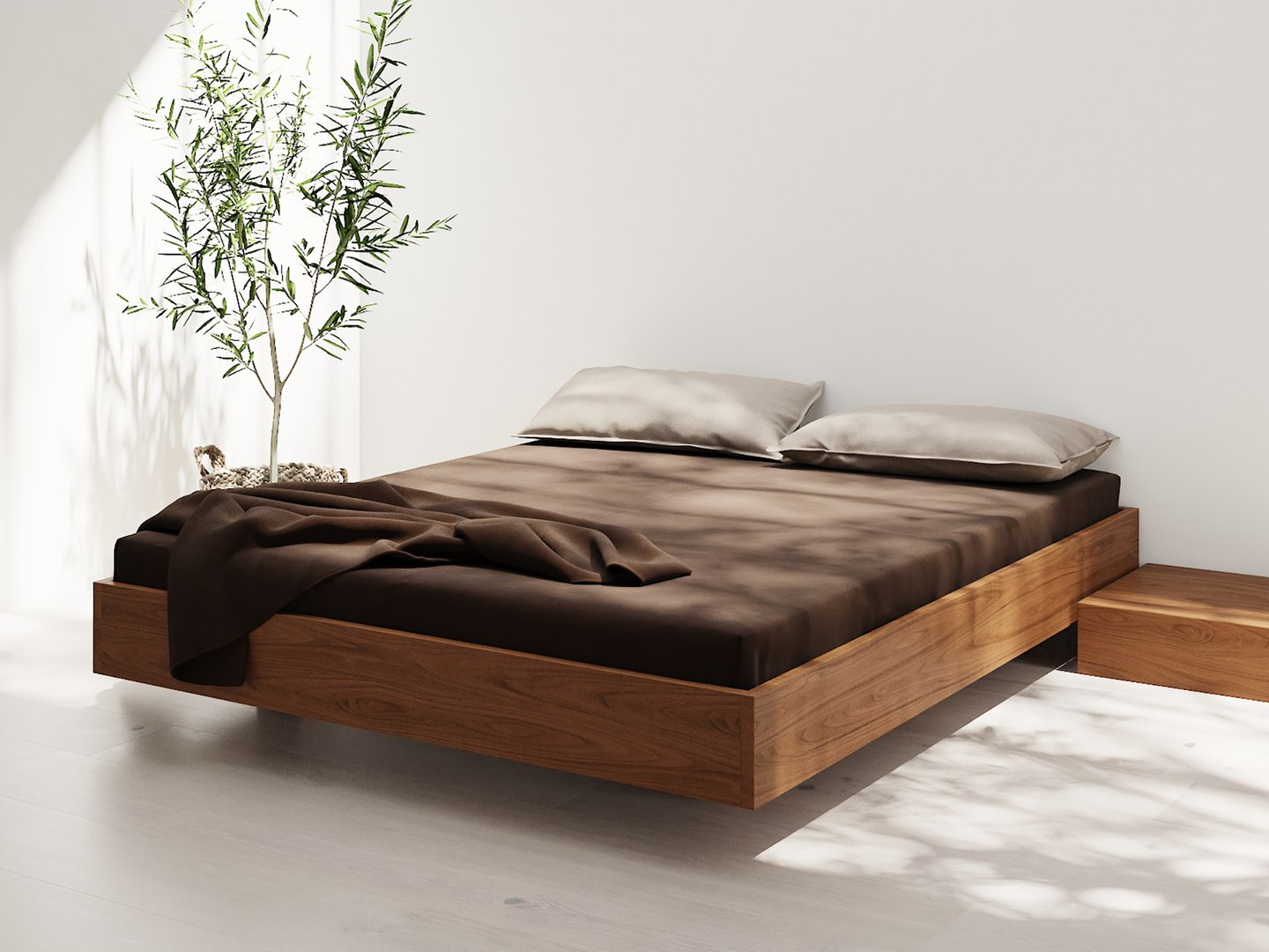 Simple 160 Bed 3D Model - TurboSquid 2184744