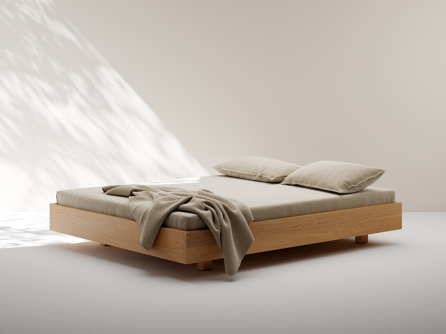 Simple 160 Bed 3D Model - TurboSquid 2184744