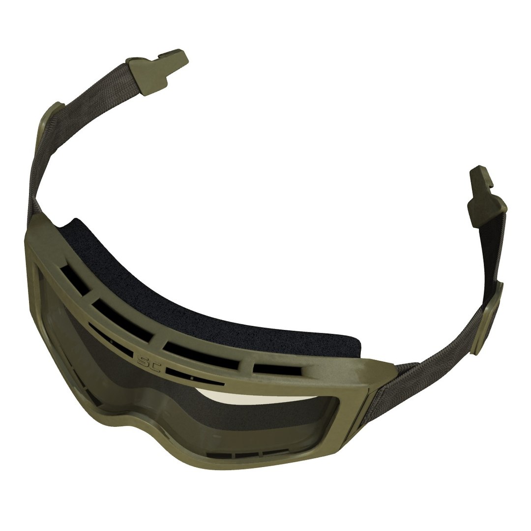 Tactical Goggle 3D Model - TurboSquid 1372657