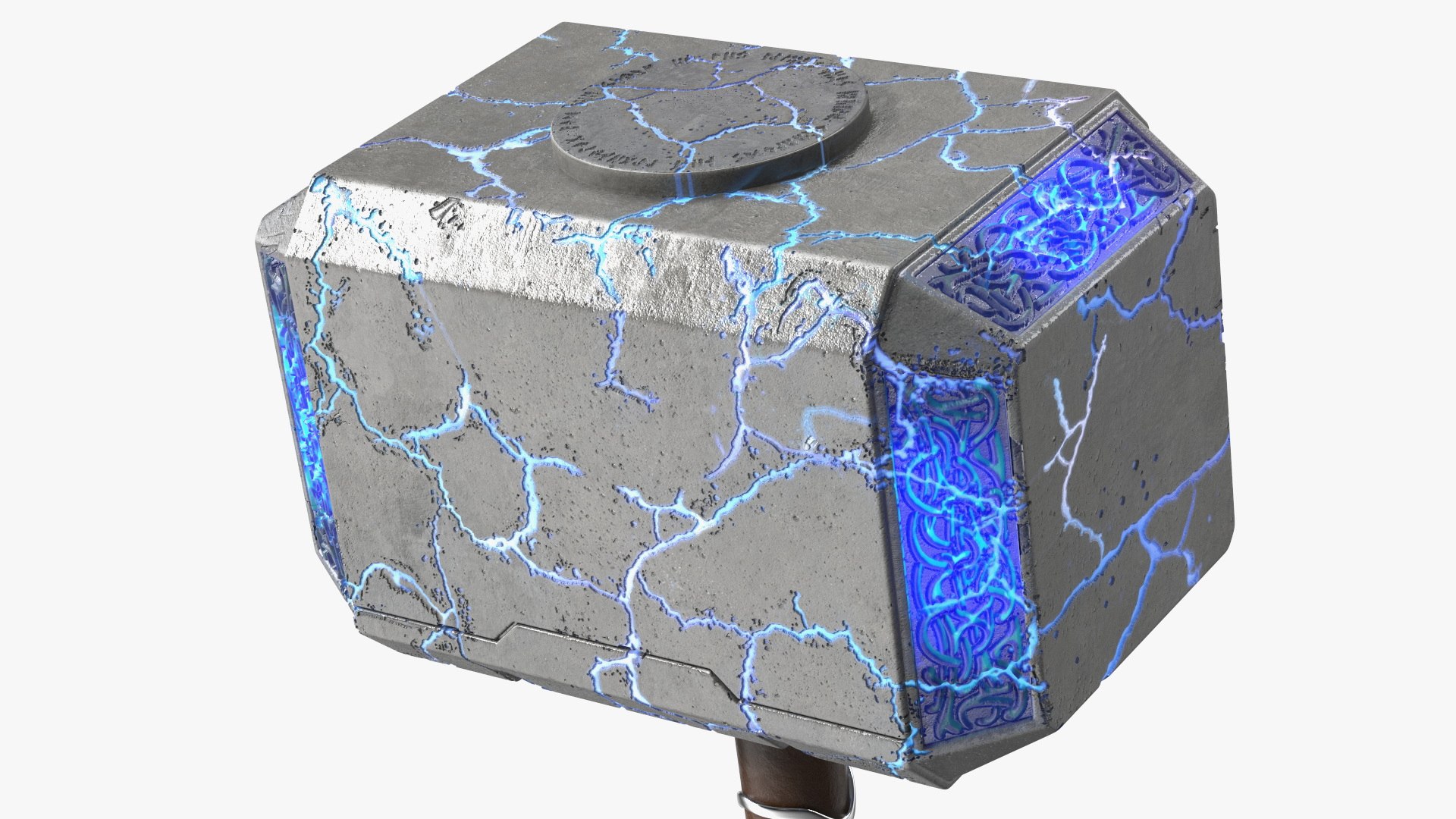 3D Thor Hammer Mjolnir With Glowing Cracks - TurboSquid 2137660