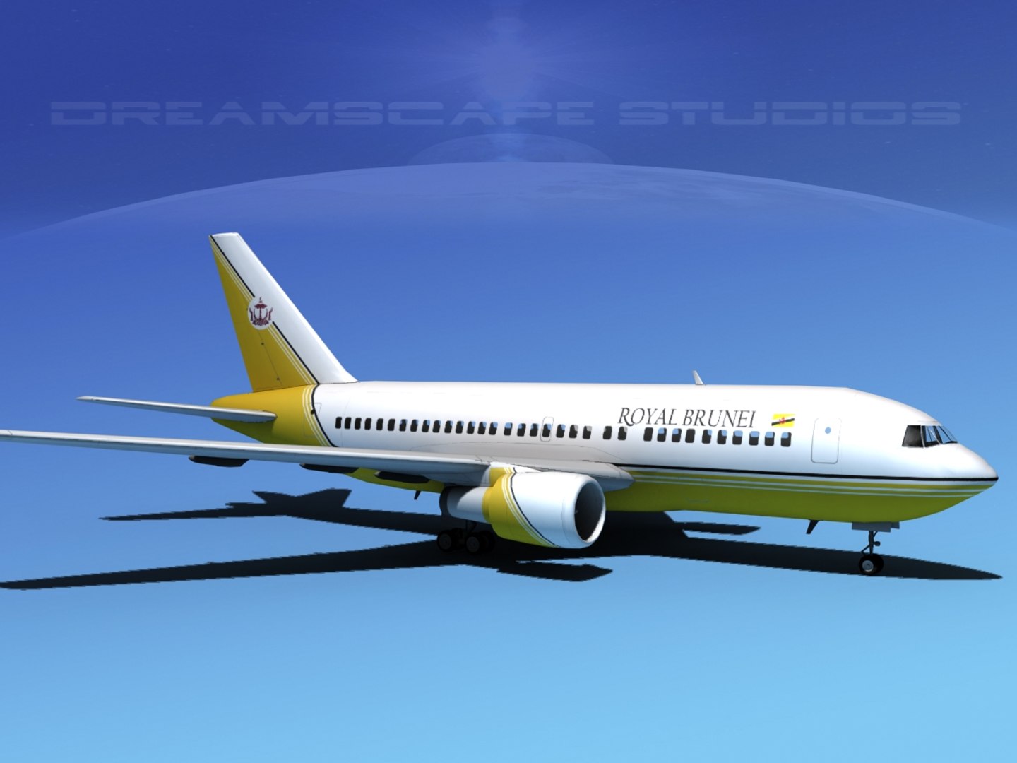 3D Model Airline Boeing 767 767-200er - TurboSquid 1304365