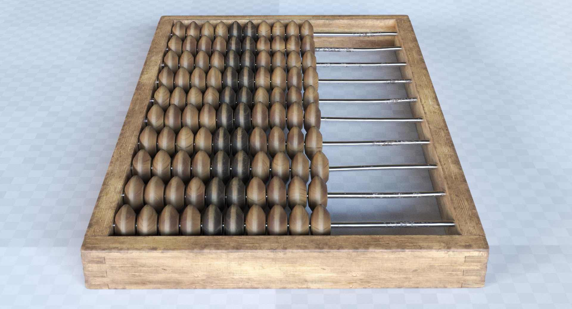 3D wooden abacus - TurboSquid 1332904