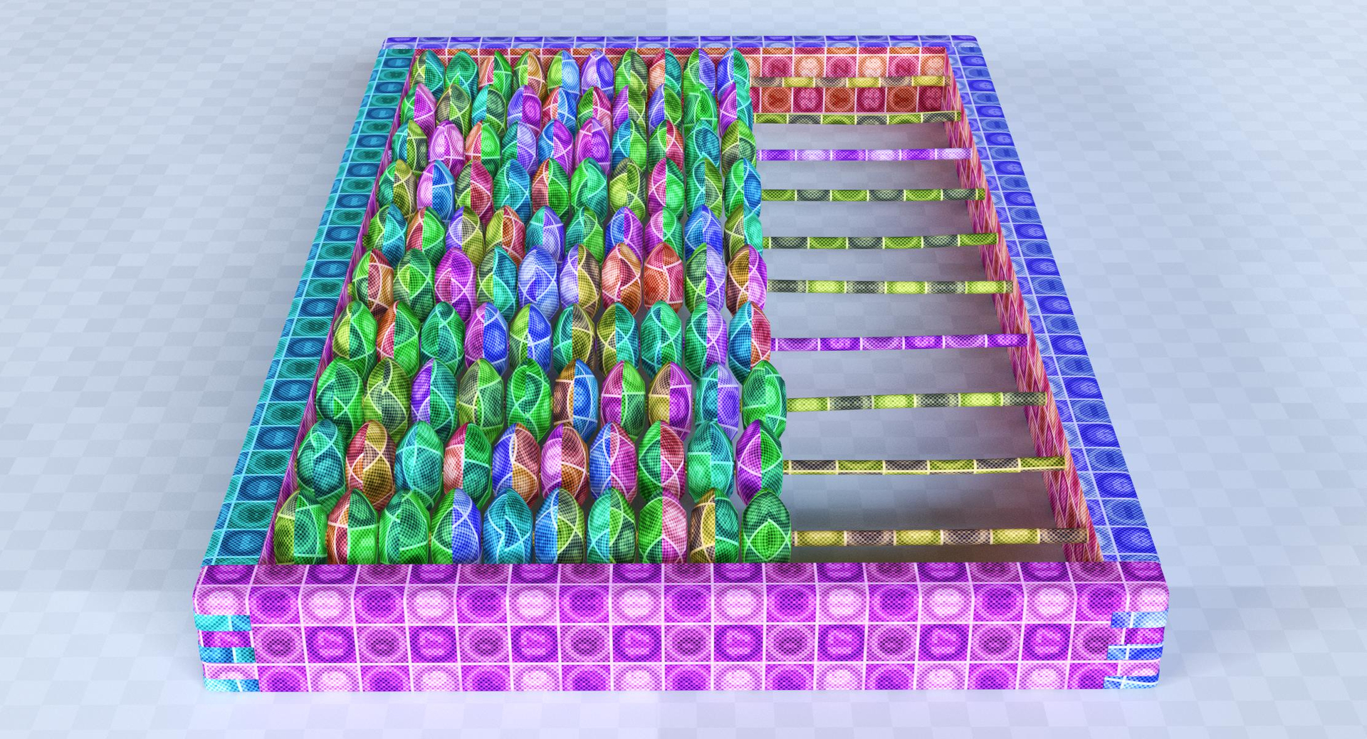 3D wooden abacus - TurboSquid 1332904