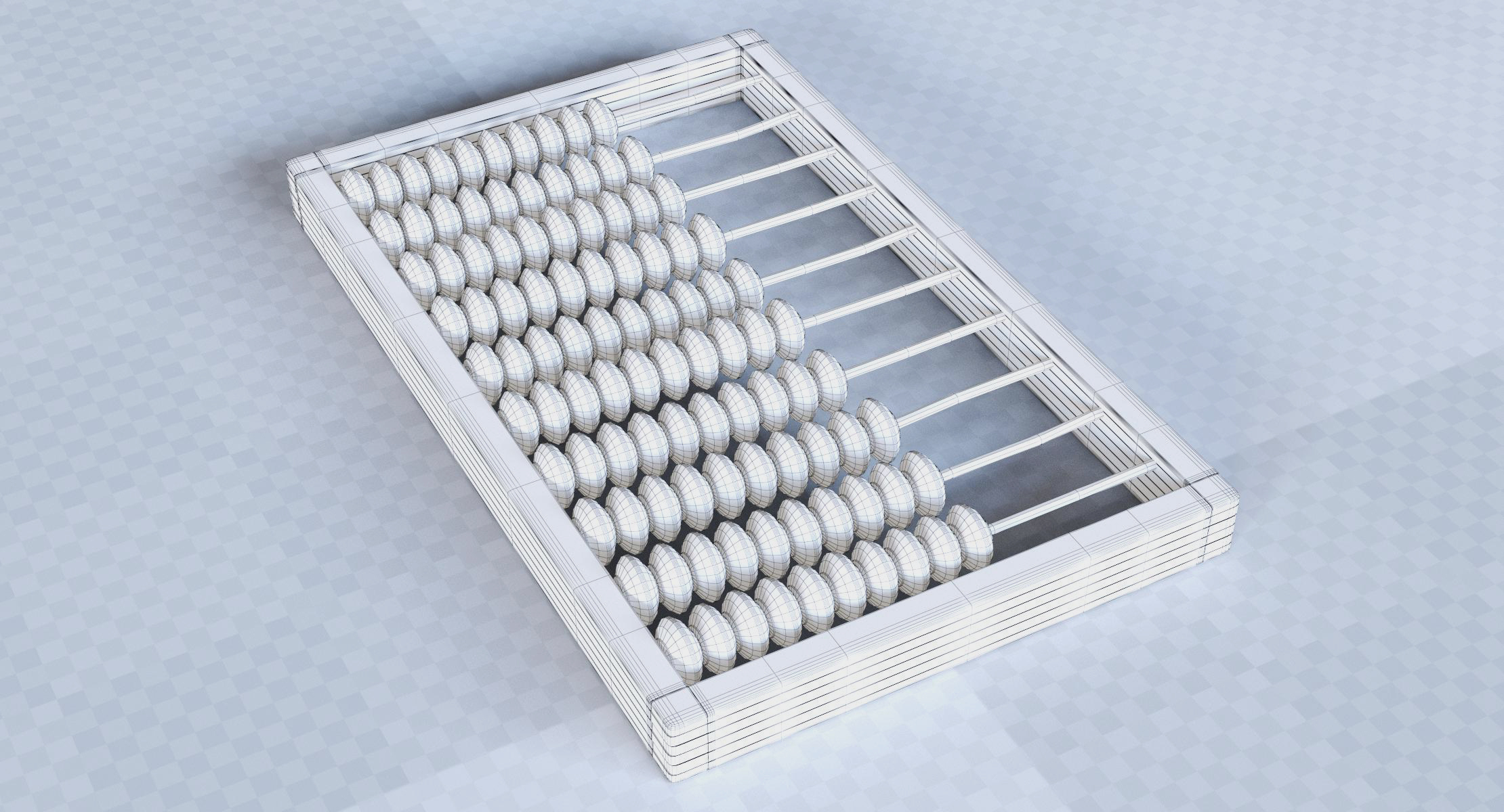 3D wooden abacus - TurboSquid 1332904