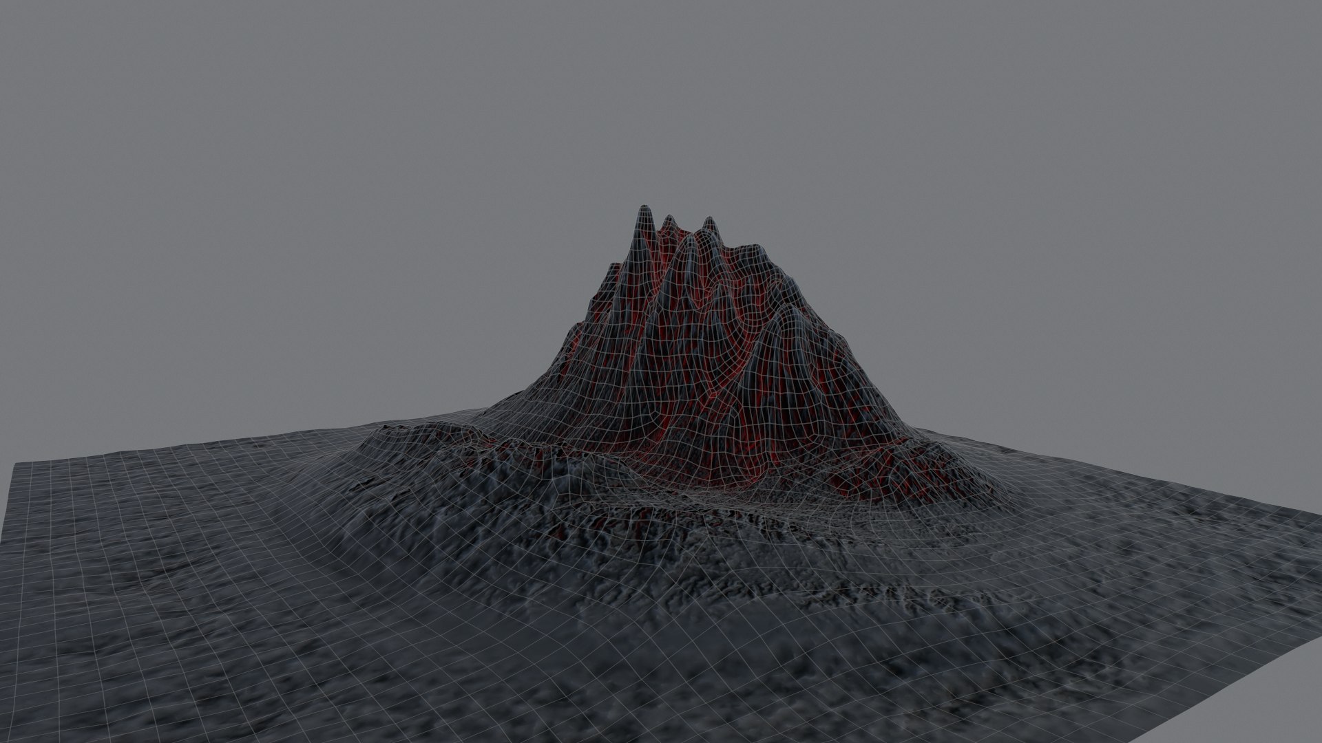 Stylized Mountain 3D Model - TurboSquid 1546464
