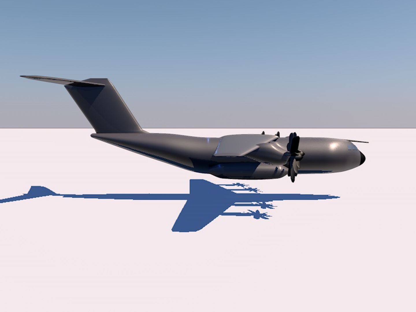 Airbus A400m Military Spain 3d 3ds