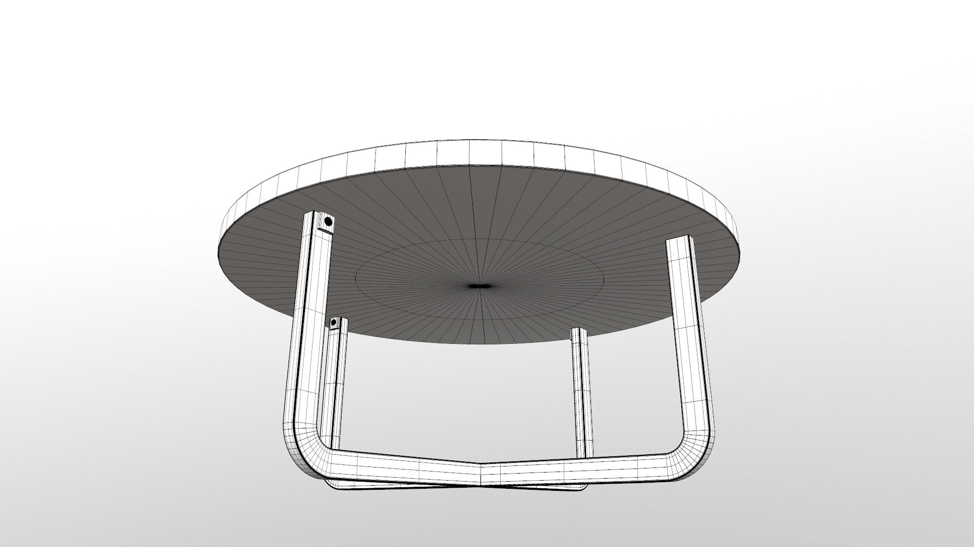 Wooden Round Table 3D Model - TurboSquid 1978116