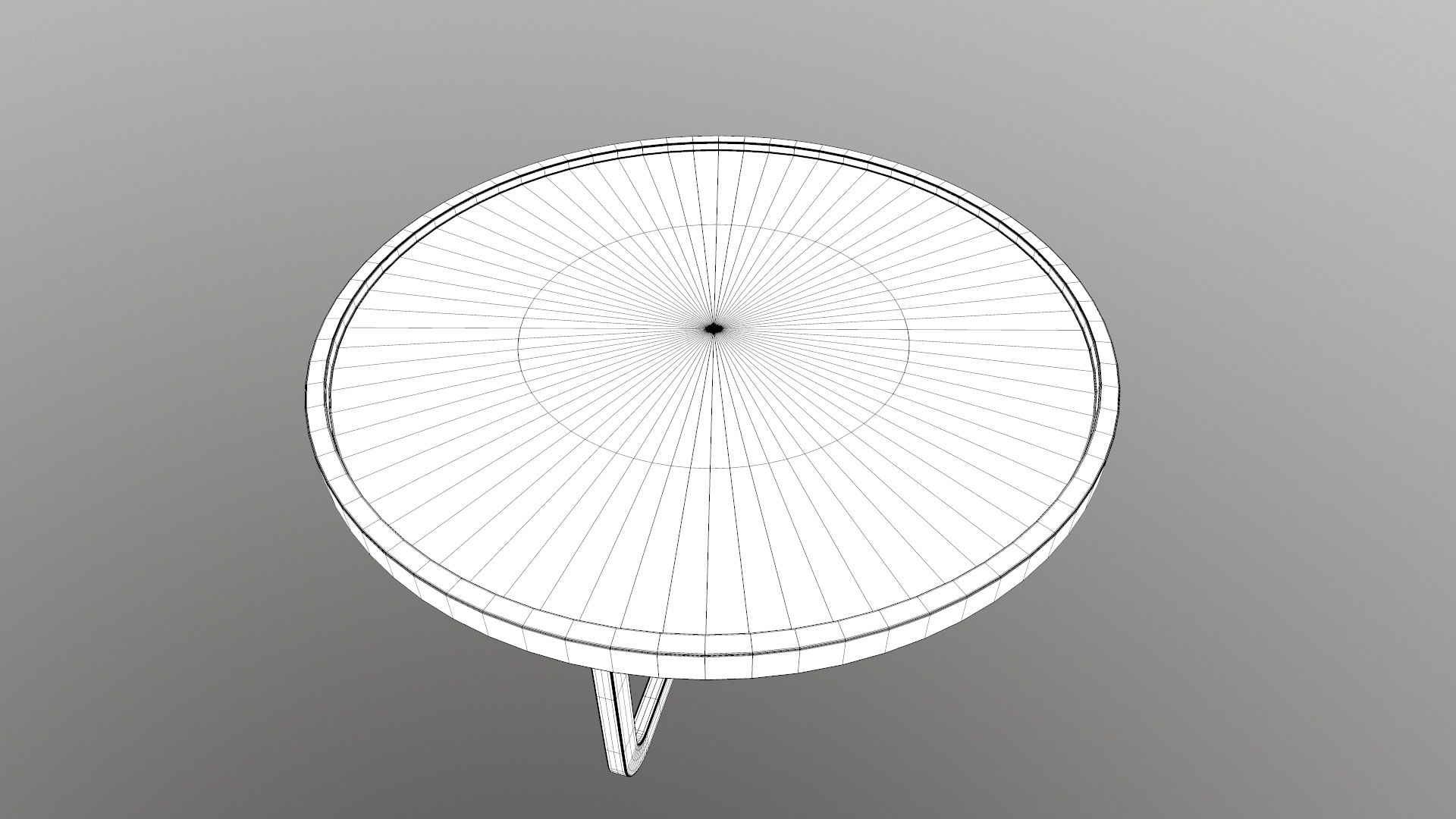 Wooden Round Table 3D Model - TurboSquid 1978116
