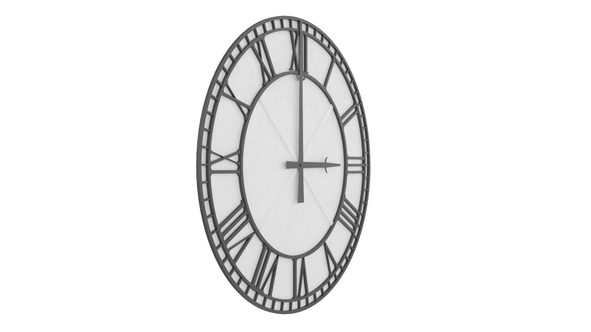 Tower Roman Clock Face 3D - TurboSquid 2288769