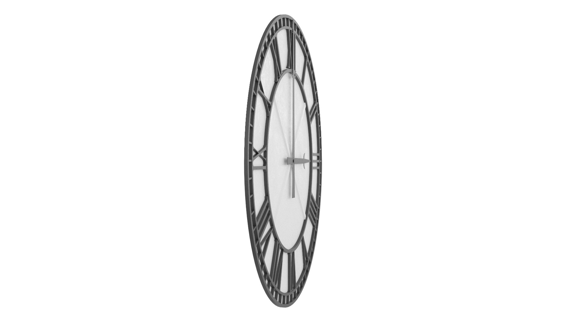 Tower Roman Clock Face 3D - TurboSquid 2288769