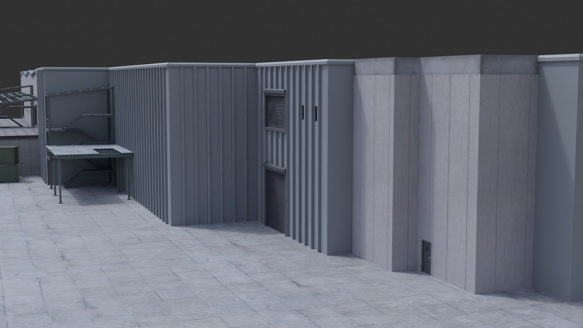 Industrial Warehouse 3D model - TurboSquid 1954616