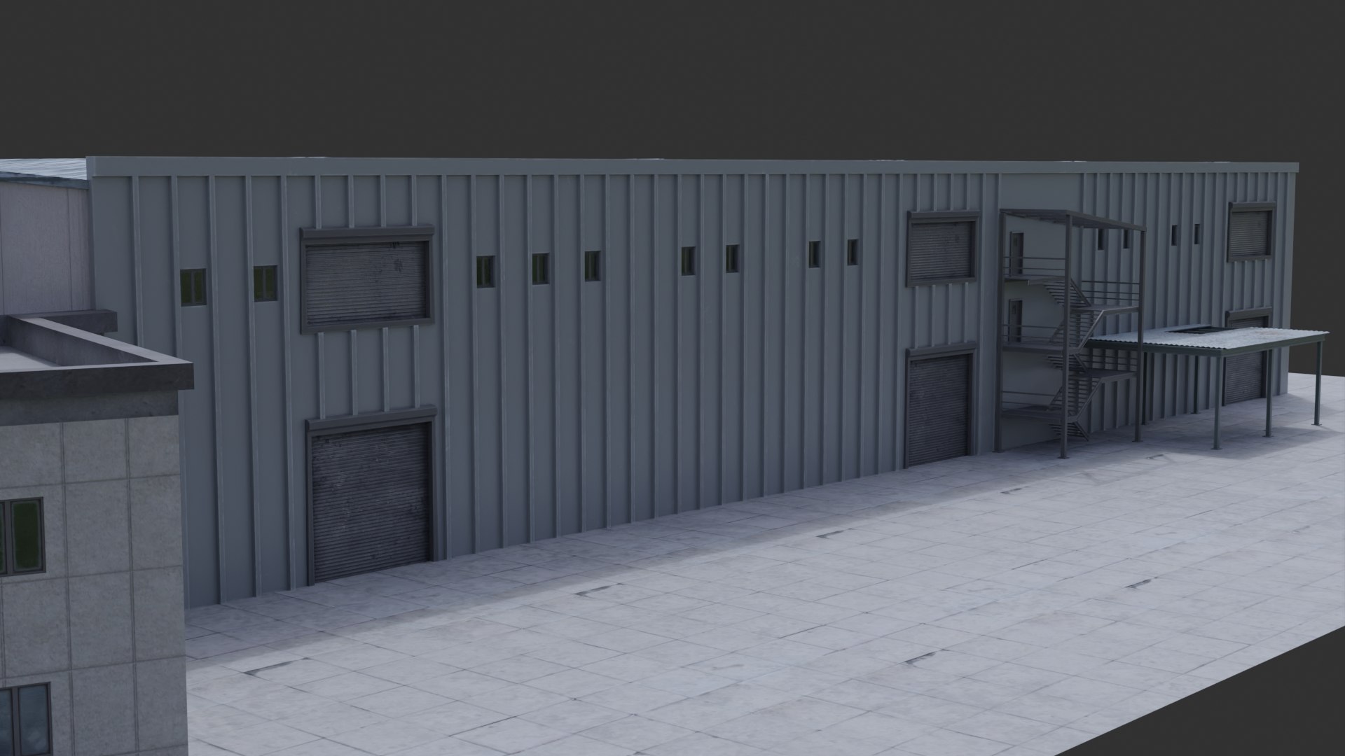 Industrial Warehouse 3D model - TurboSquid 1954616