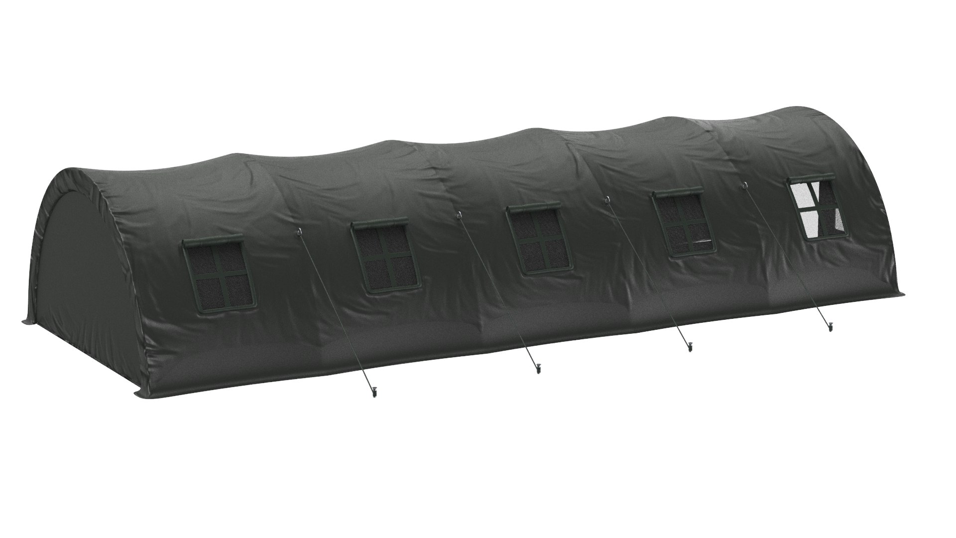 3D Detailed Military Tent Model - TurboSquid 2198349