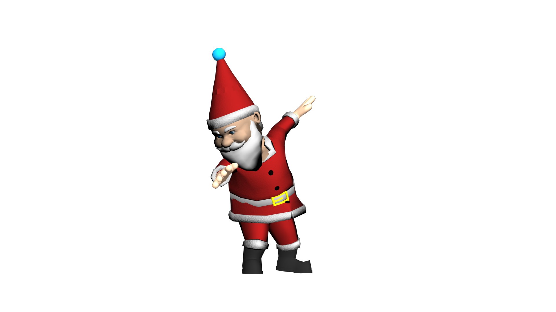 Santa Claus Christmas Dance Animated 3D Model 3D Model - TurboSquid 2161944