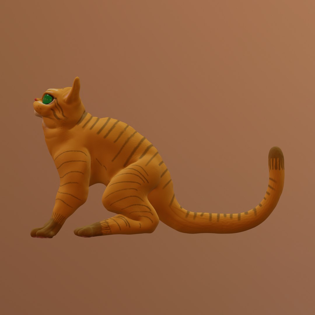 3D Cat Sculpt Nomad - TurboSquid 2156575