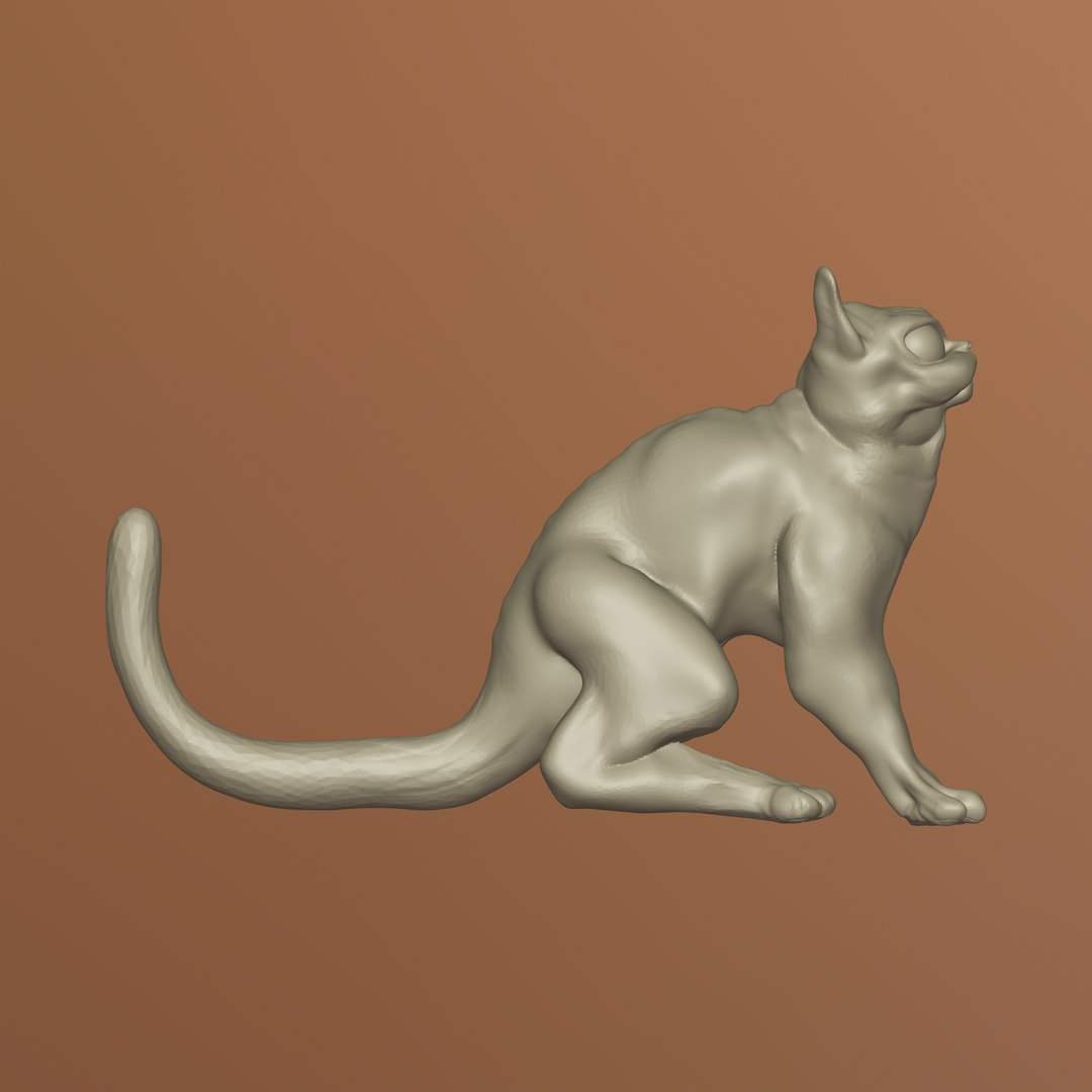 3D Cat Sculpt Nomad - TurboSquid 2156575
