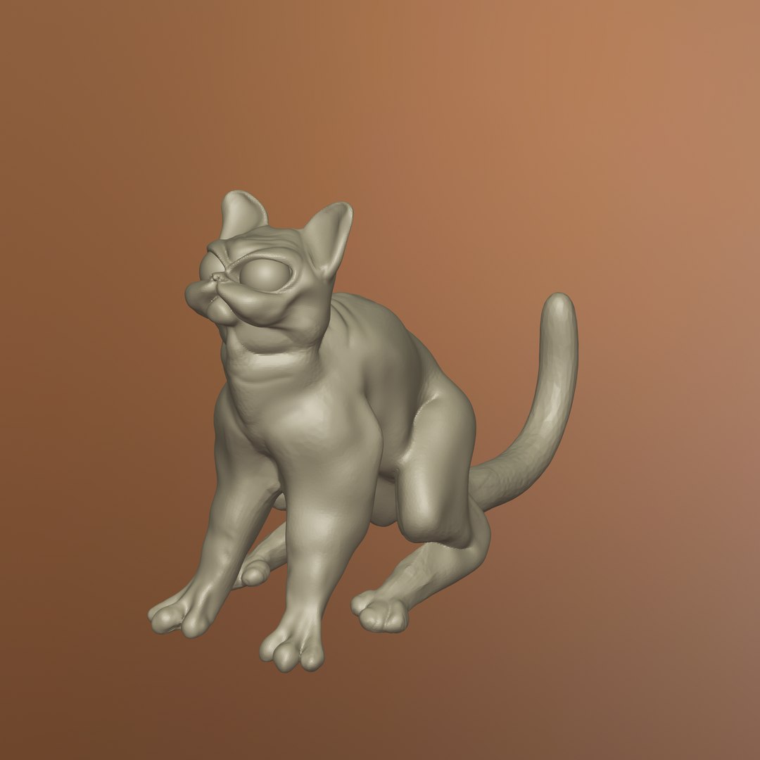 3D Cat Sculpt Nomad - TurboSquid 2156575
