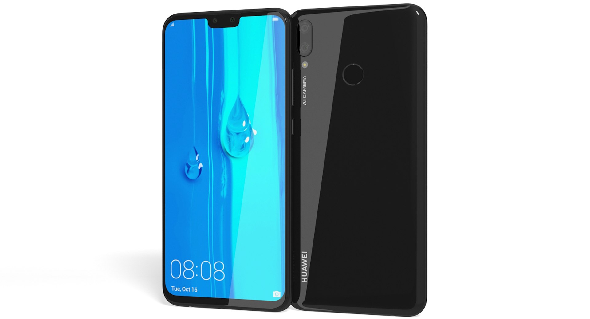 Realistic huawei y9 colors 3D model - TurboSquid 1371071