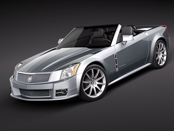 3d model cadillac xlr xlr-v v