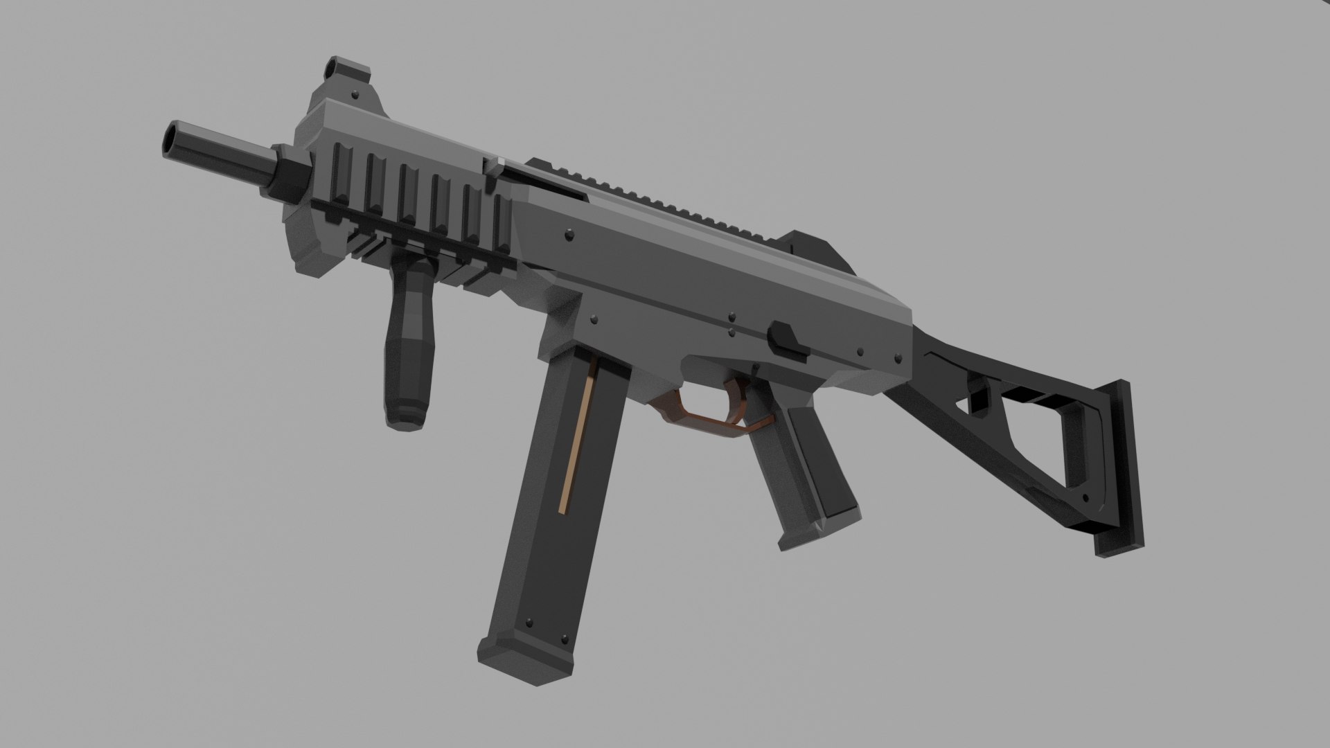 免费低层UMP-453D模型 - TurboSquid 2414912