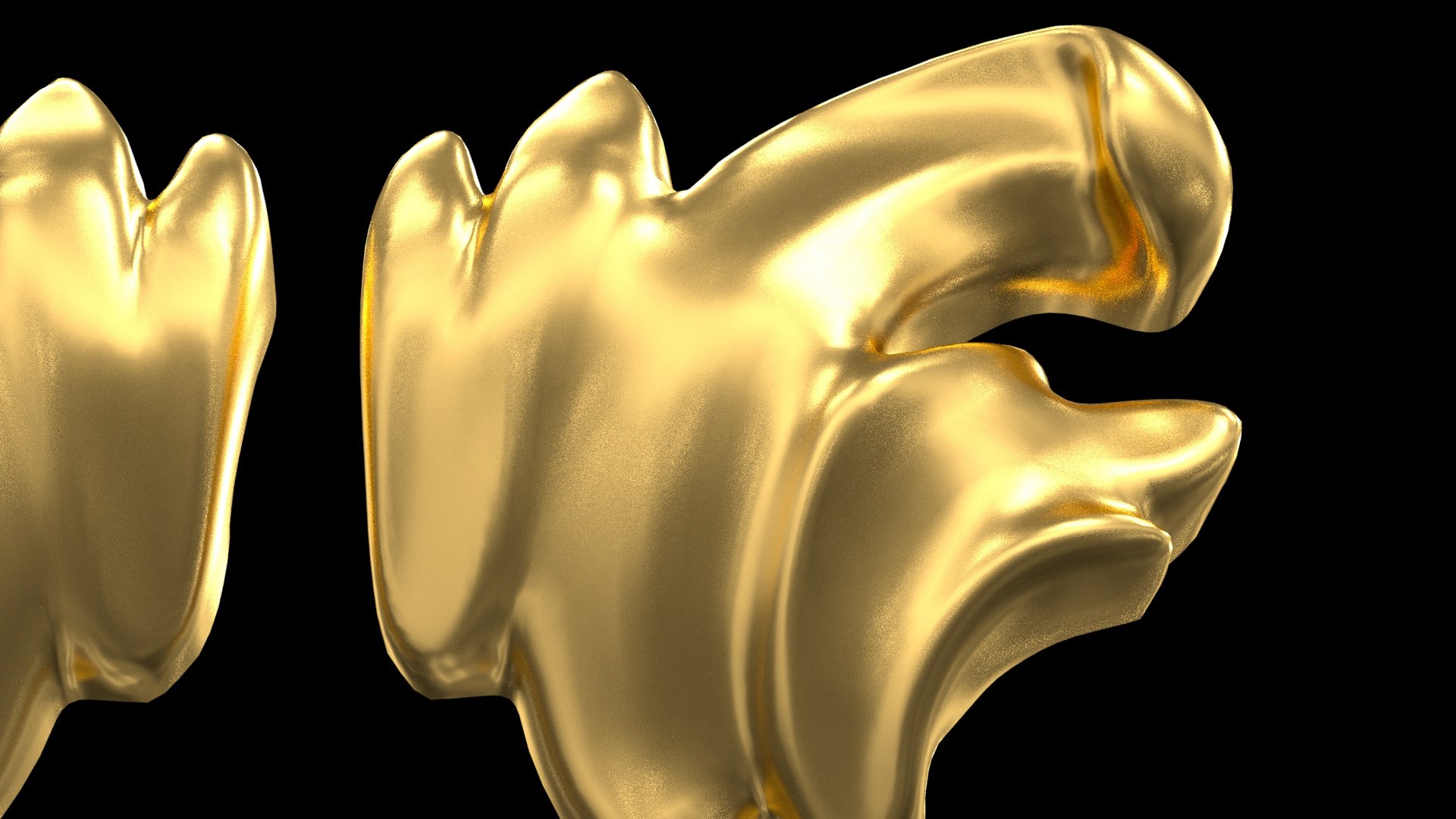 3D Plaster Decorative Bow DS350 Model - TurboSquid 2385009