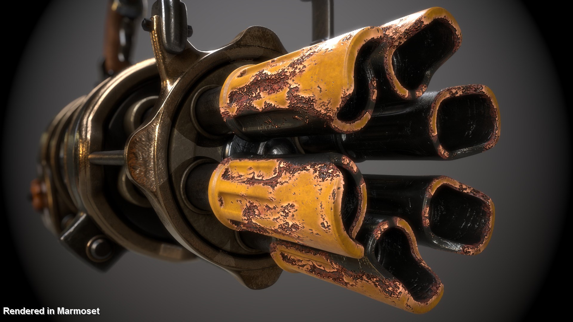 3D Gatling Machine Gun Arcane Jinx LoL Model - TurboSquid 1834986