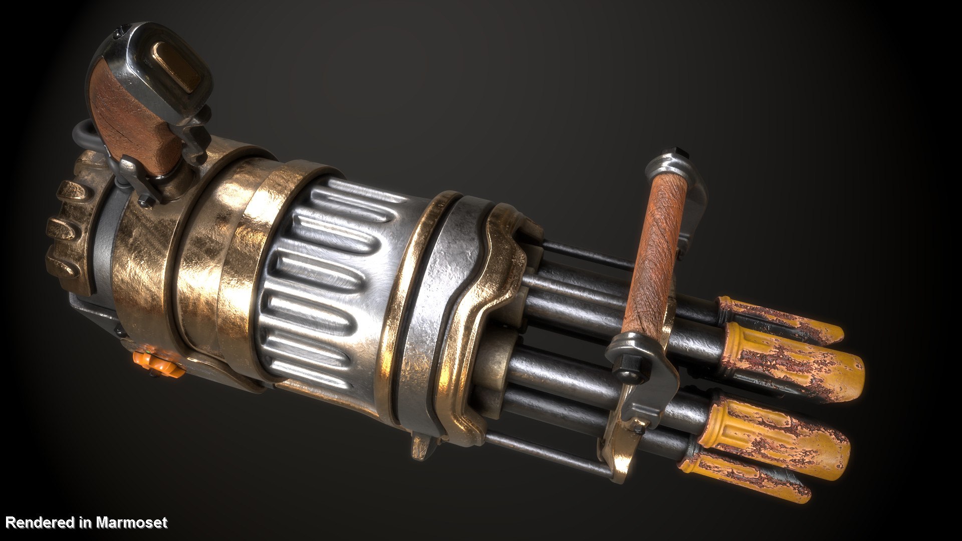 3D Gatling Machine Gun Arcane Jinx LoL Model - TurboSquid 1834986
