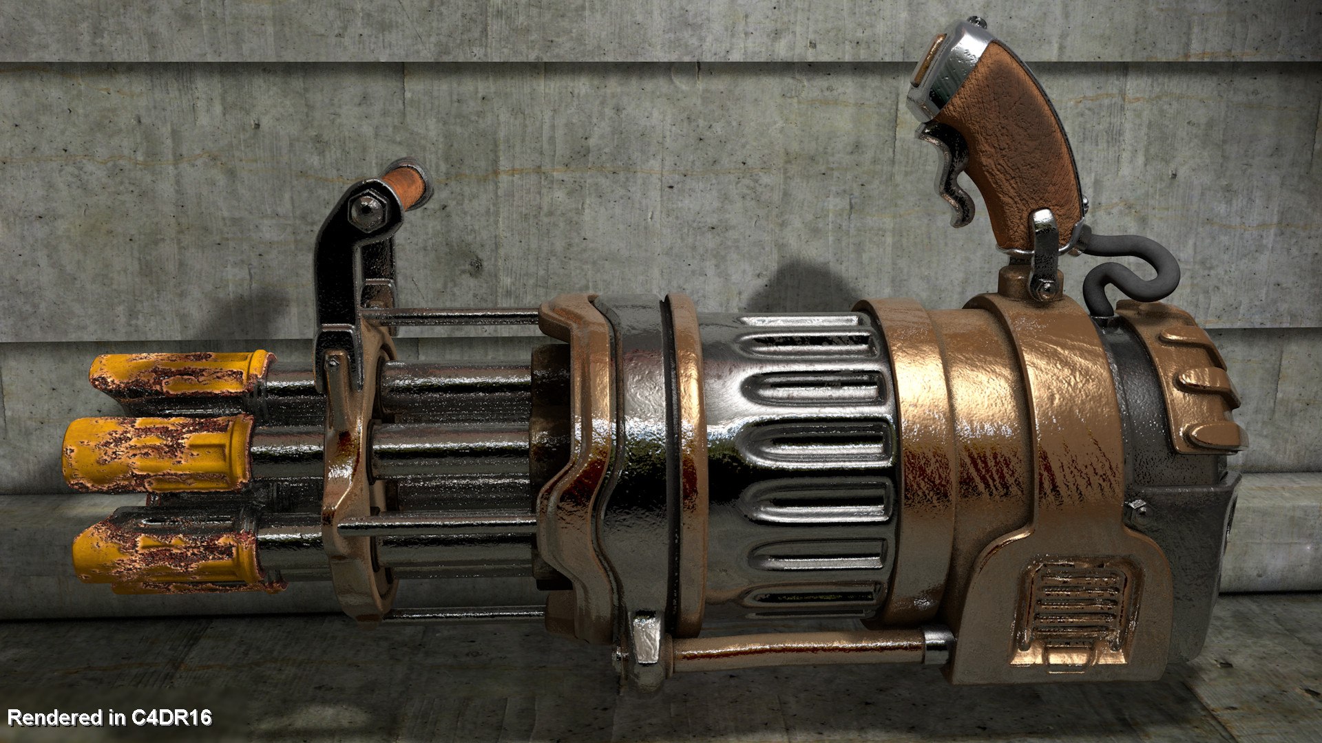 3D Gatling Machine Gun Arcane Jinx LoL Model - TurboSquid 1834986