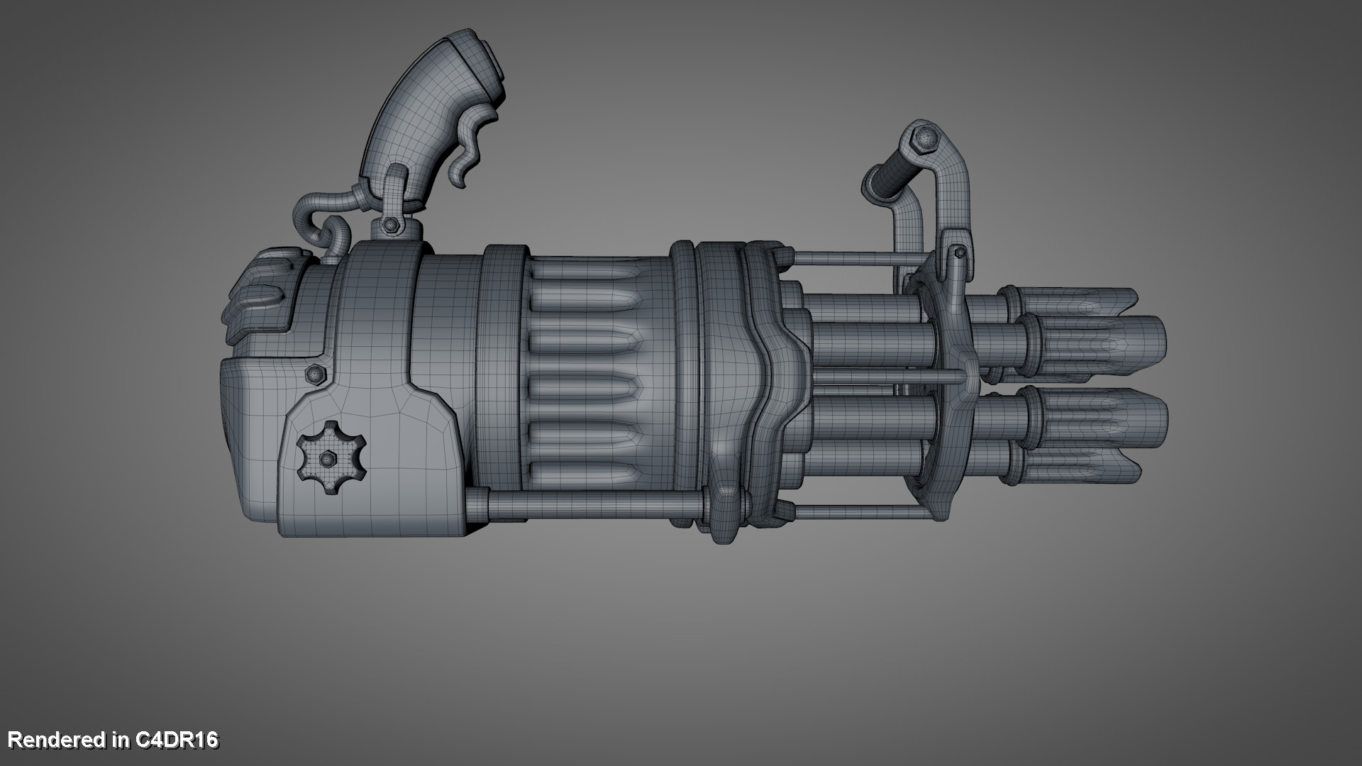 3D Gatling Machine Gun Arcane Jinx LoL Model - TurboSquid 1834986