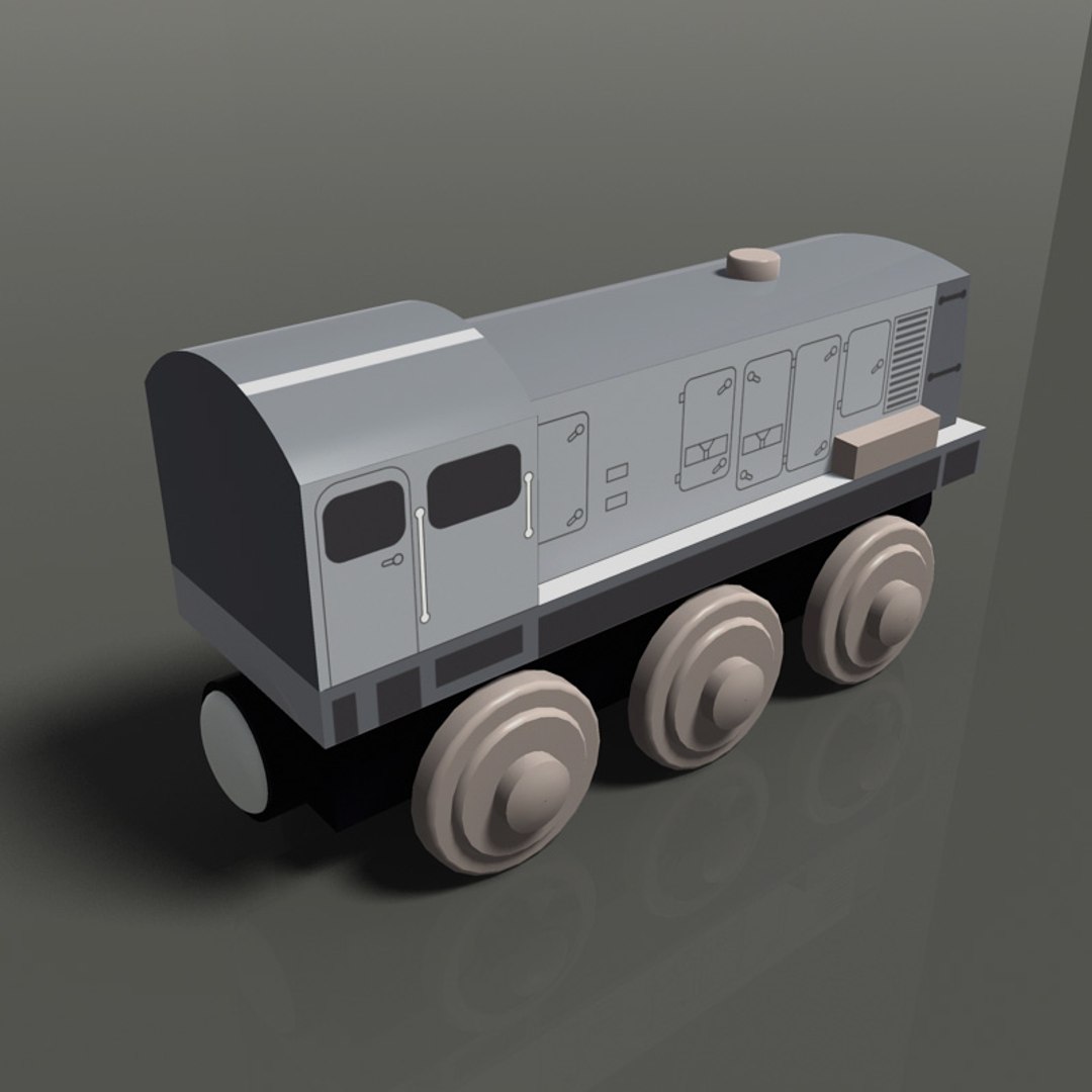 Toy Train 3d Max