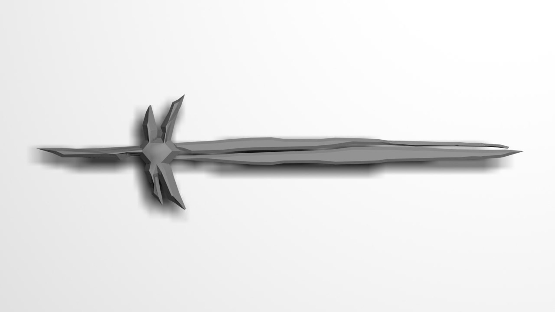 Free Ice Sword 3d Model
