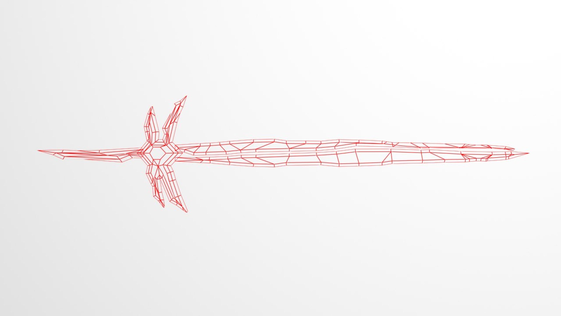 Free Ice Sword 3d Model