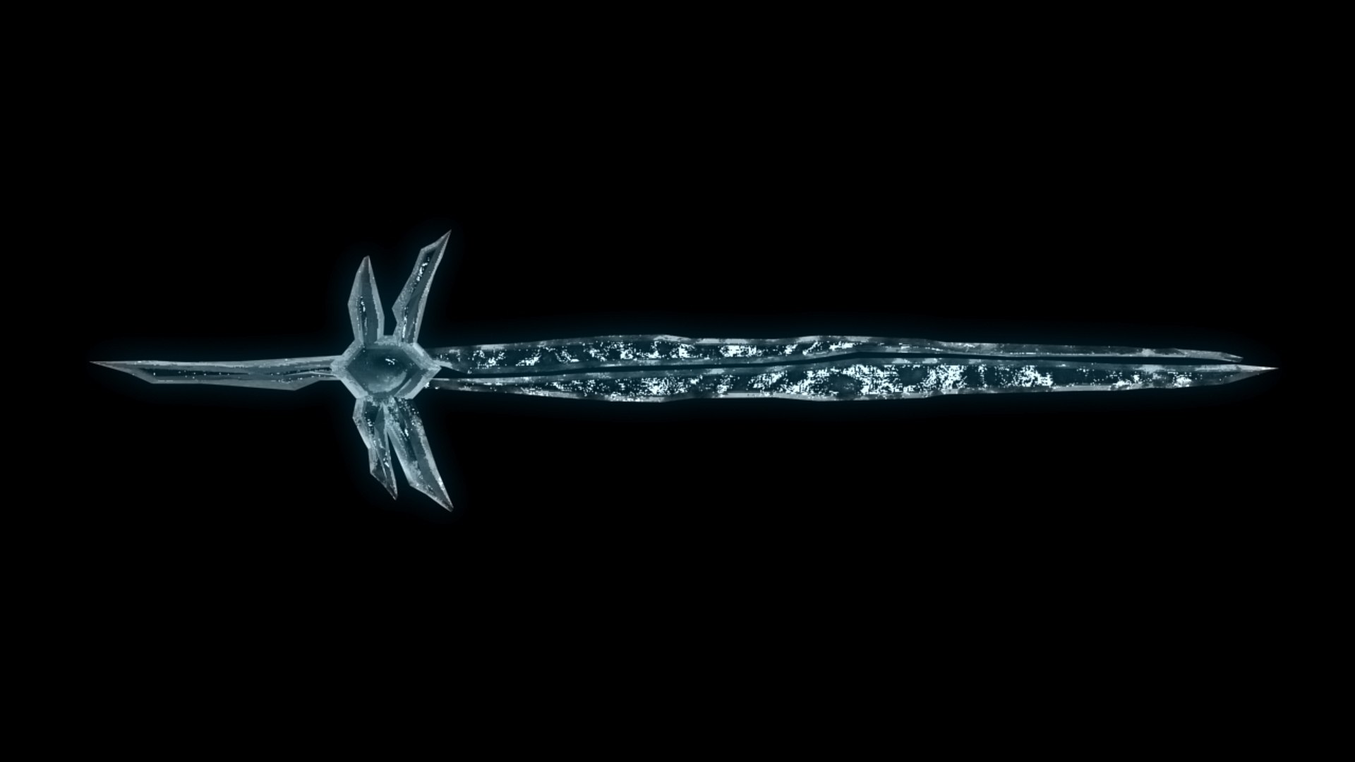 Free Ice Sword 3d Model