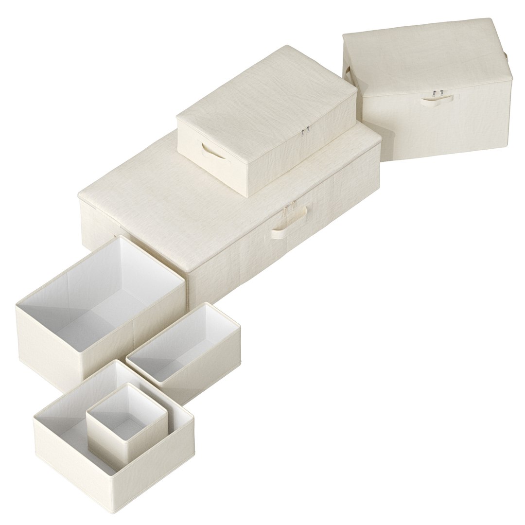 3D Foldable Cotton Storage Box And Organizer ZARA HOME - TurboSquid 2144676