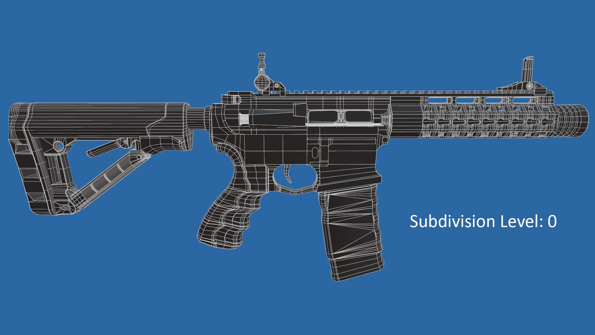 3D Assault Rifle - TurboSquid 1341168
