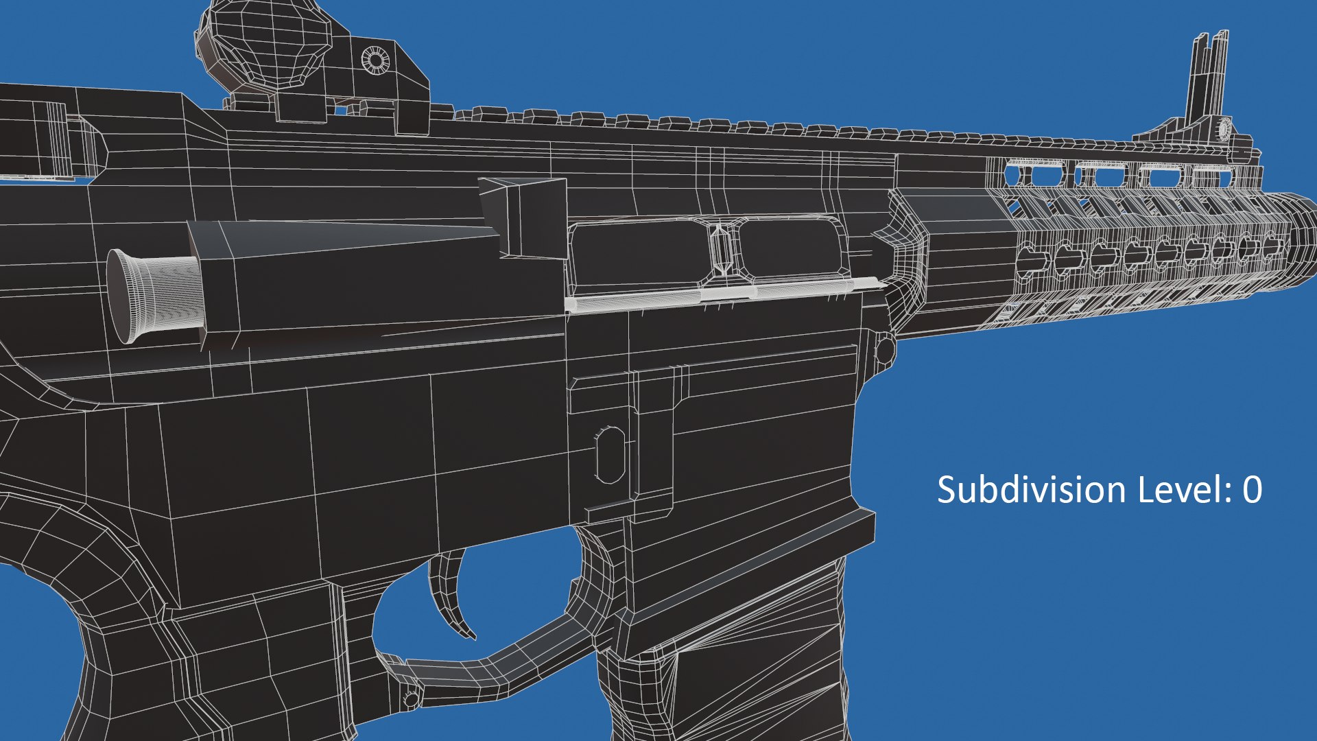 3D Assault Rifle - TurboSquid 1341168