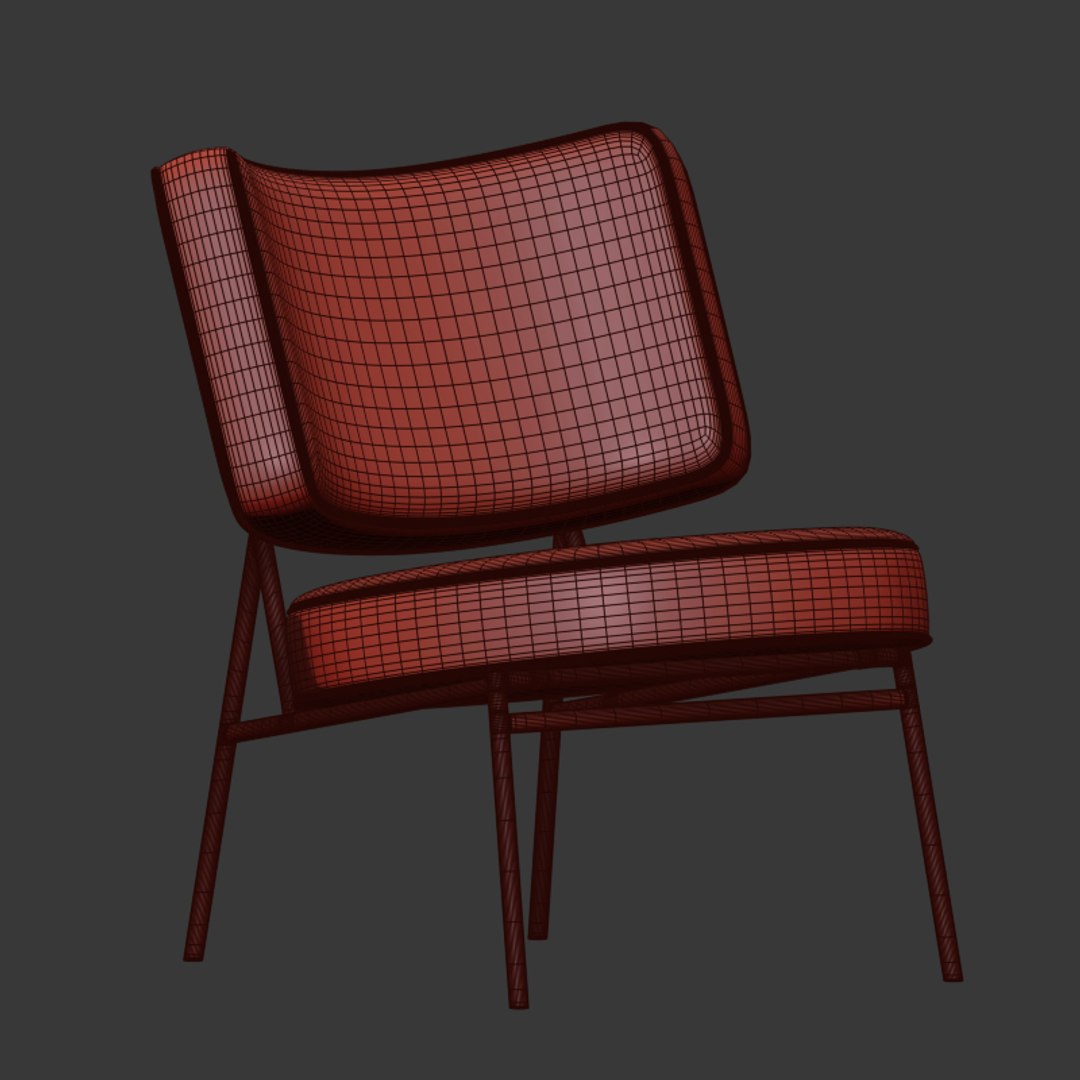Calligaris coco lounge chair 3D model - TurboSquid 1537184