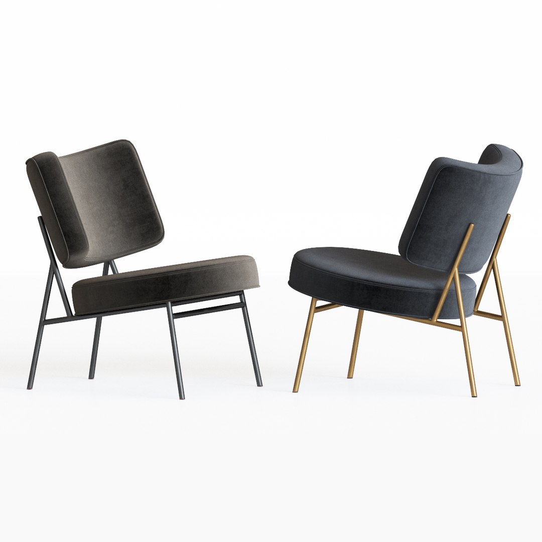 Calligaris coco lounge chair 3D model - TurboSquid 1537184