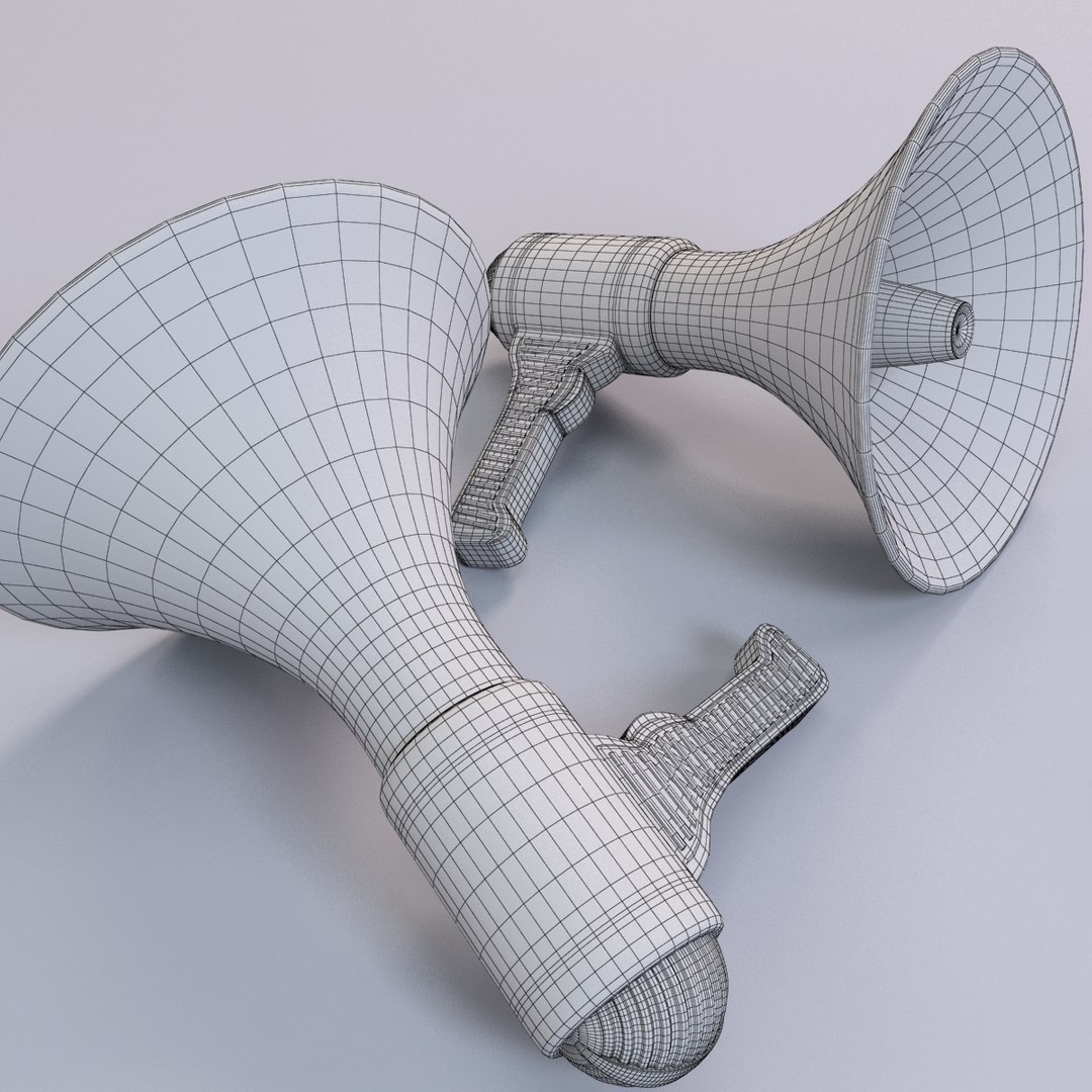 Free Megaphone 3d Model