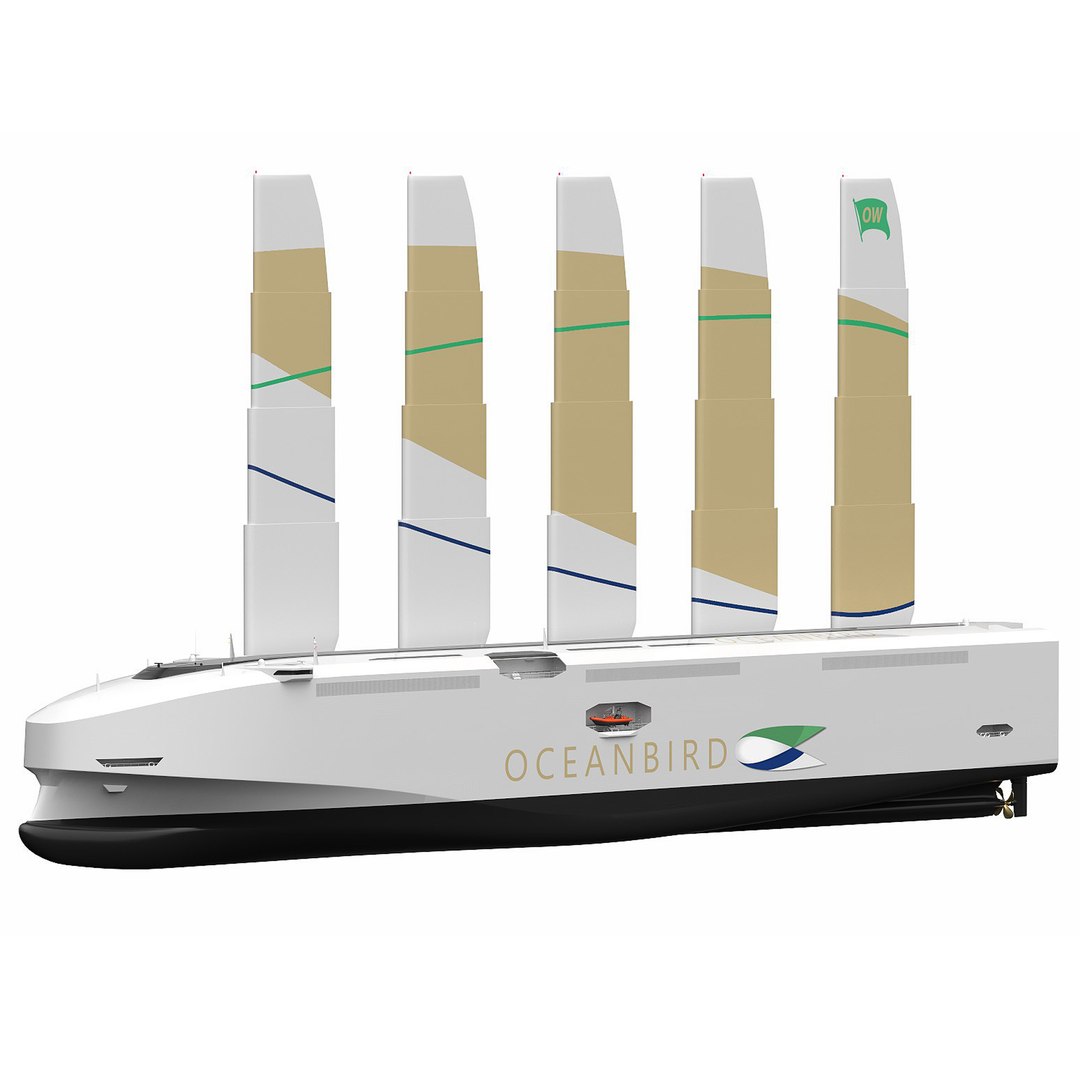 3D Oceanbird Is A Large Wind-powered Vessel - TurboSquid 1890761