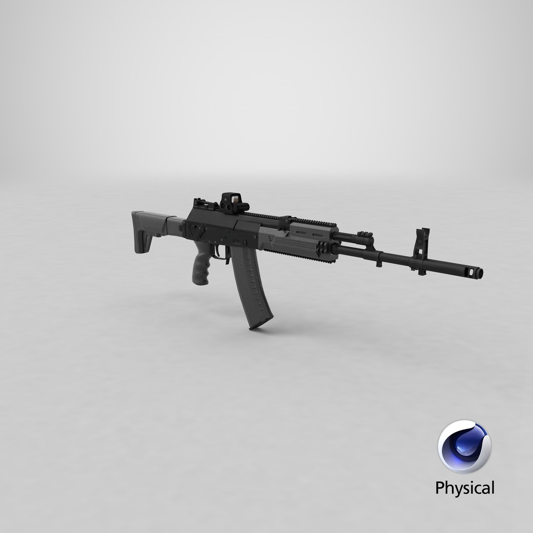 Kalashnikov AK-12 2011 With Holographic Sight New 3D Model - TurboSquid ...