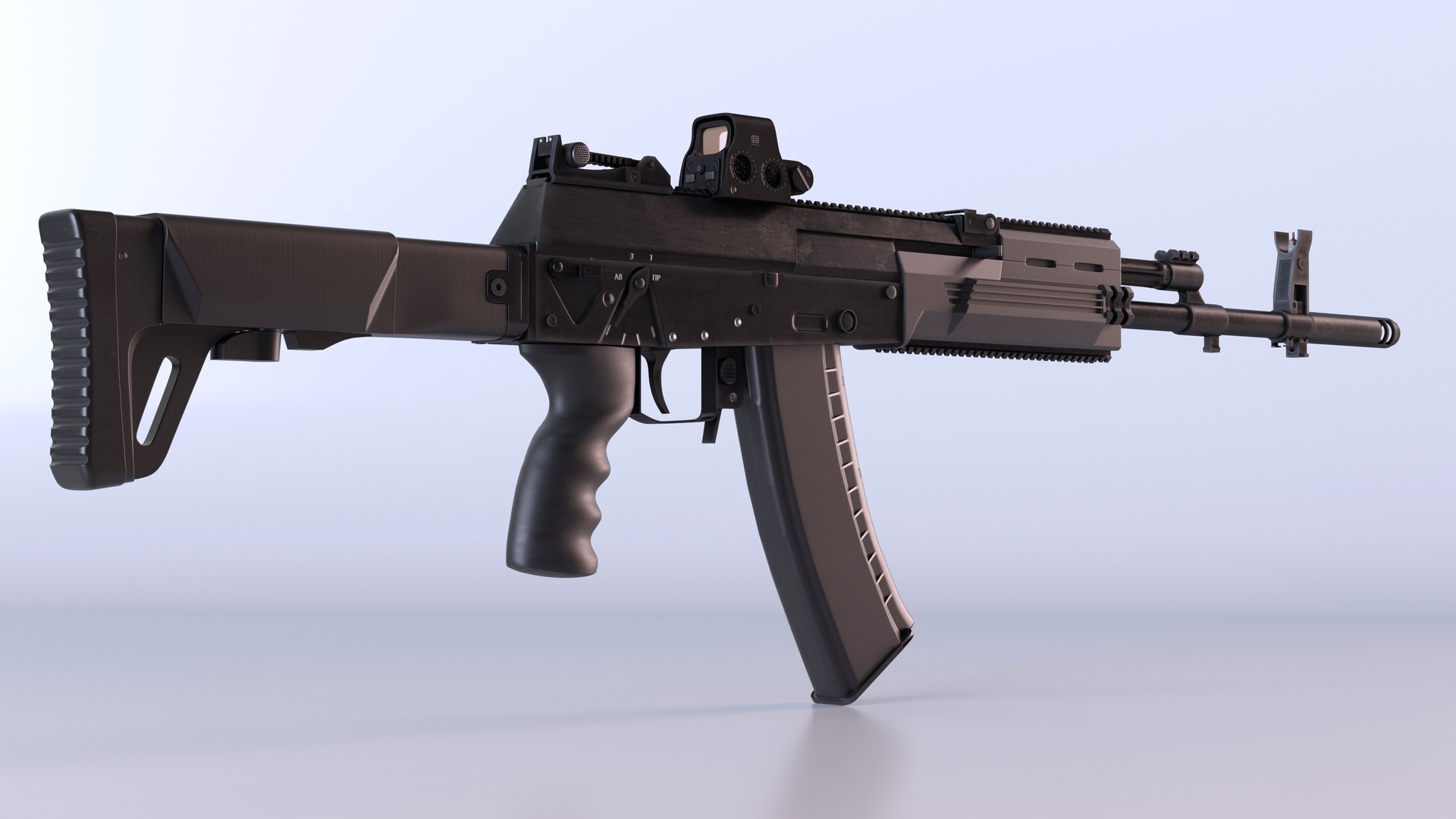 Kalashnikov AK-12 2011 with Holographic Sight New 3D model - TurboSquid ...