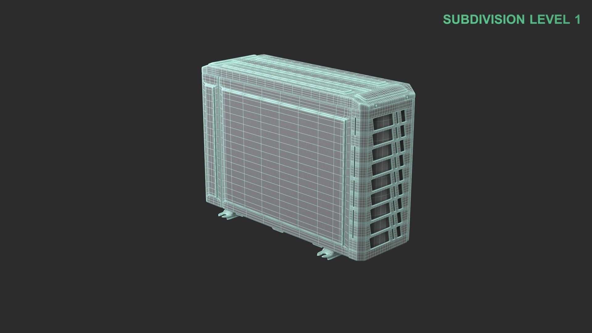 Outdoor AC Unit 3D Model - TurboSquid 2346866